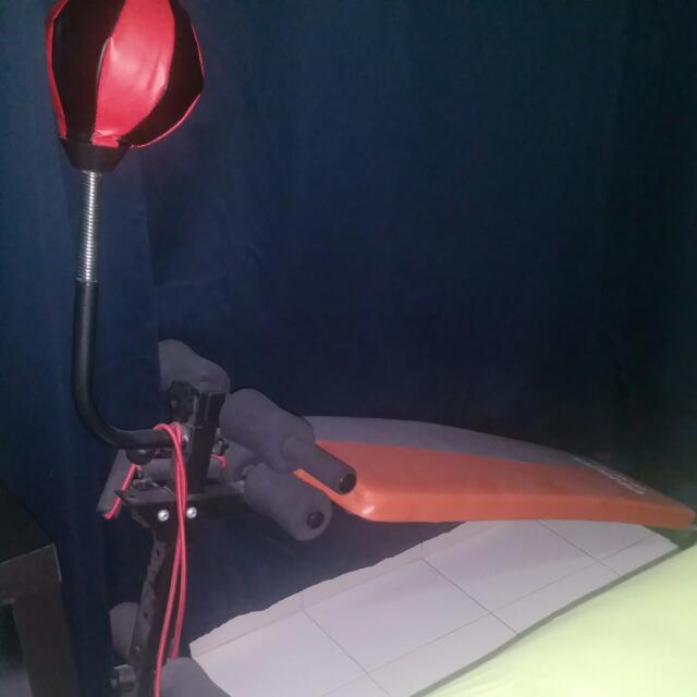 Sit-up Bench With Punching Ball, Men's Fashion, Watches & Accessories ...