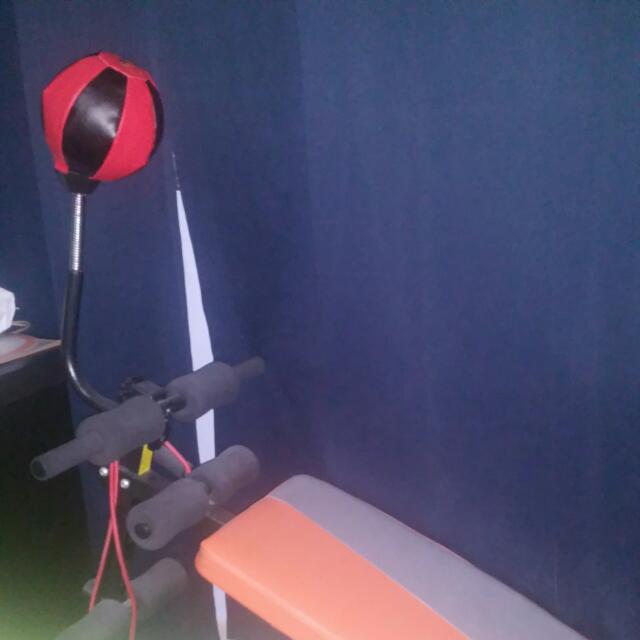Sit-up Bench With Punching Ball, Men's Fashion, Watches & Accessories ...