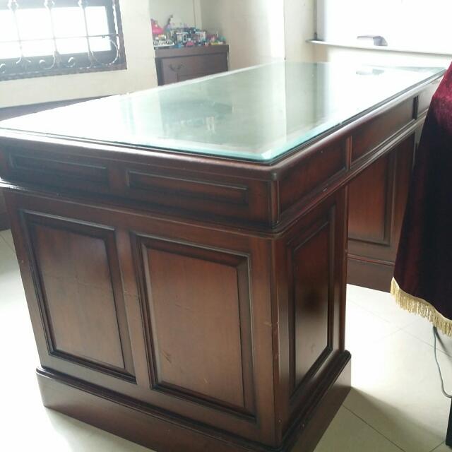 Vintage Study Table, Furniture & Home Living, Furniture, Tables & Sets ...