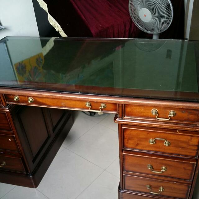 Vintage Study Table, Furniture & Home Living, Furniture, Tables & Sets ...
