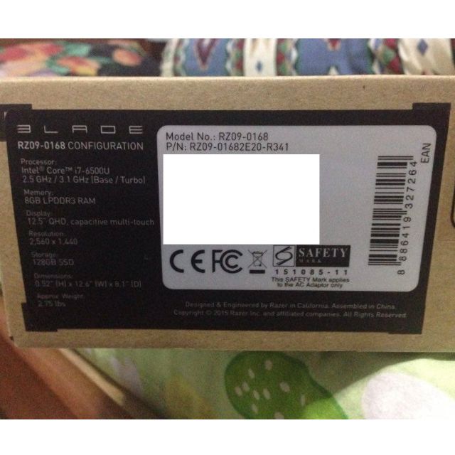 Razer Blade Stealth 2016 Chroma (i7-6500U,8GB RAM, WIN10, 12.5" TOUCH ...