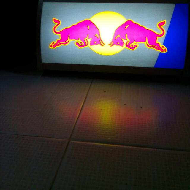 Red Bull Design Creative Light box, Furniture & Home Living, Home Decor ...