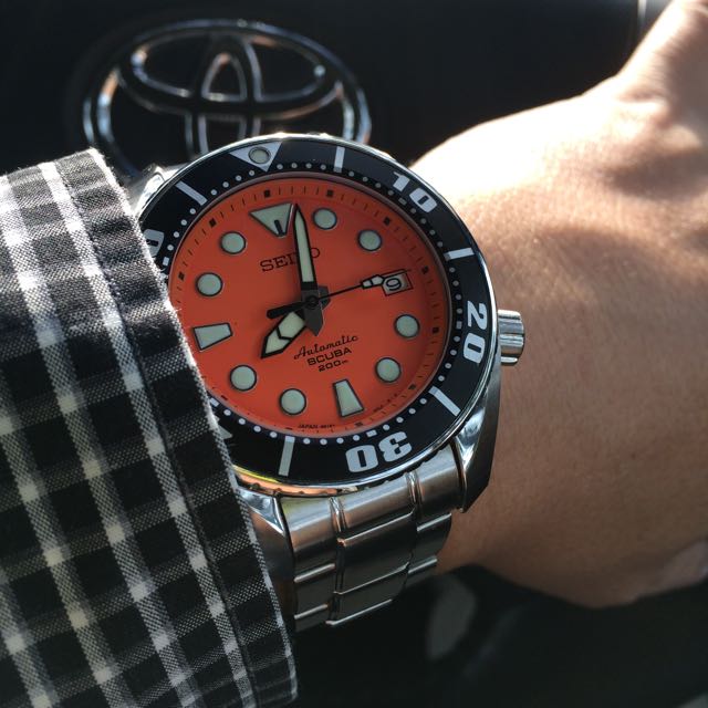 Seiko SBDC005 Sumo Orange Automatic Watch *Unavailable*, Men's Fashion ...