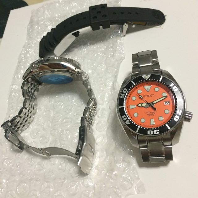 Seiko SBDC005 Sumo Orange Automatic Watch *Unavailable*, Men's Fashion ...