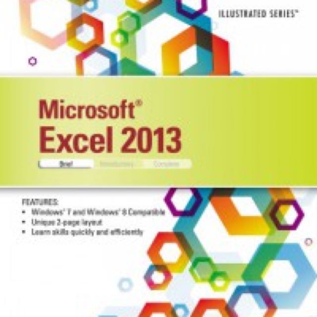 Microsoft Excel 2013 - Illustrated Series Textbook, Hobbies & Toys ...