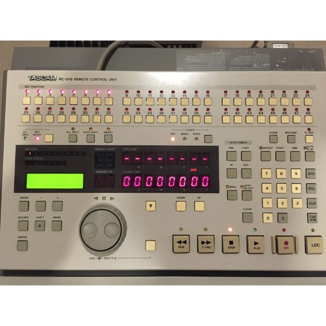 TASCAM RC-848 Remote Control Unit for DA-88 DA-98, TV & Home Appliances ...