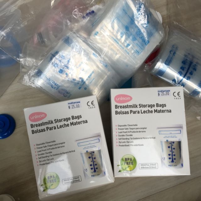 Unimom Breast milk Storage Bags, Babies & Kids, Nursing & Feeding ...