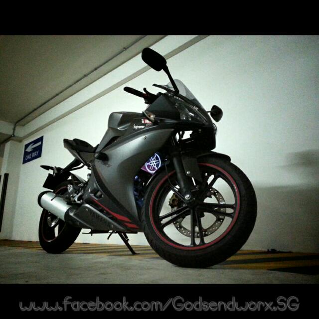 Yamaha R125 - Custom Radiator Guard by Godsendworx, Motorcycles ...