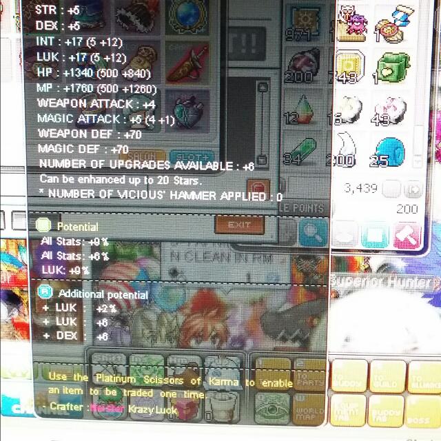 maplestory meister ear studs, Hobbies & Toys, Toys & Games on Carousell