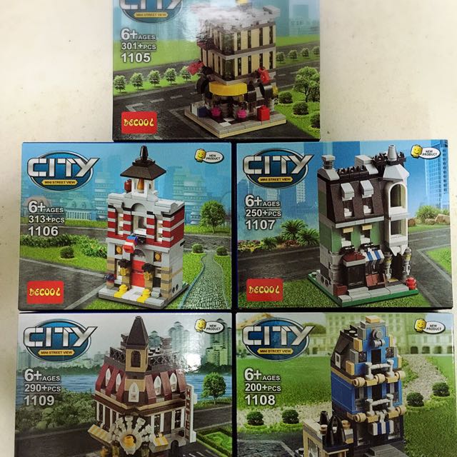 Decool Mini Modular Street Lego Inspired, Hobbies & Toys, Toys & Games ...