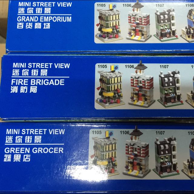 Decool Mini Modular Street Lego Inspired, Hobbies & Toys, Toys & Games ...