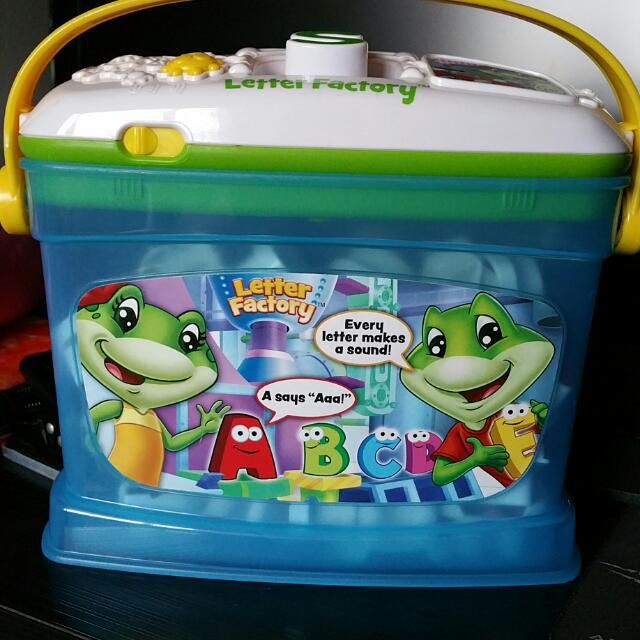 Preloved Leapfrog Letter Factory, Hobbies & Toys, Toys & Games on Carousell