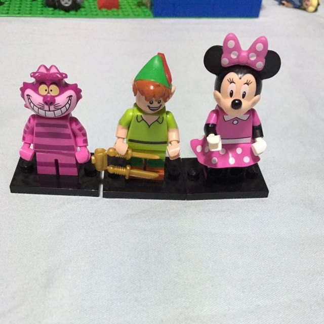 $15 Lego Minifigures!!! Cheshire Cat, Robin Hood And Minnie Mouse ...