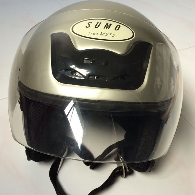 Reserved - Brand New Sliver Sumo Racing Helmet - SM3, Car Accessories ...