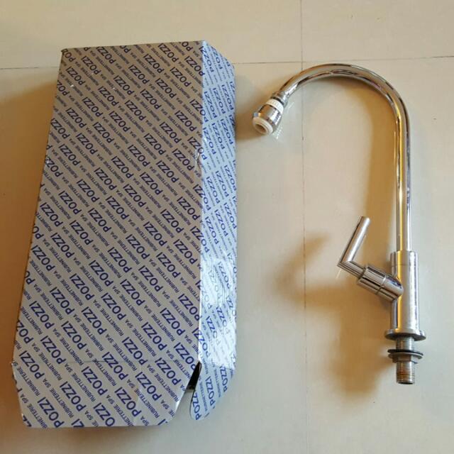 Stainless Steel Long Neck Kitchen Tap, Furniture & Home Living ...