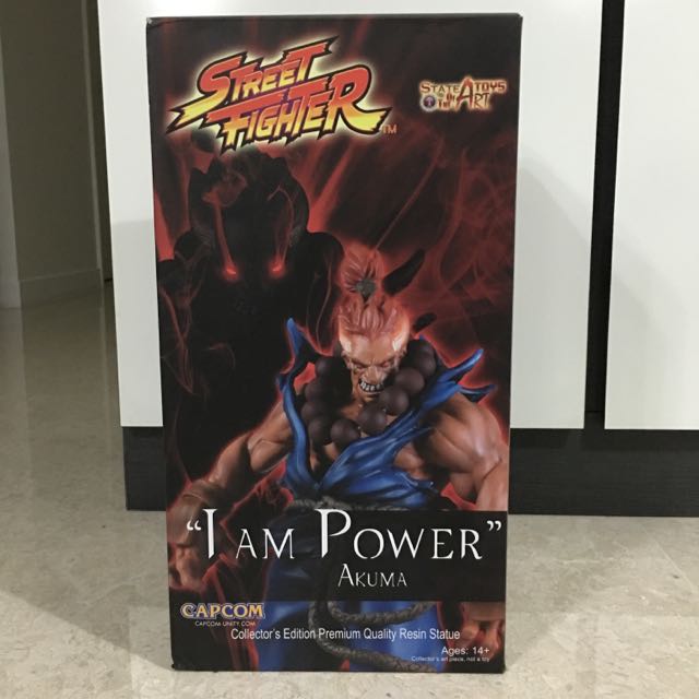 Street Fighter "I AM POWER" Akuma Figurine Statue(reserved), Hobbies ...