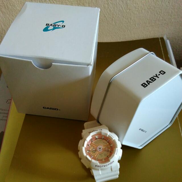 Casio Protection watch: White And Rose, Women's Fashion, Watches ...
