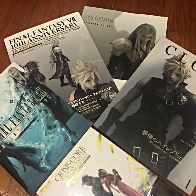 FF7 Books + Post cards (7 Items), Toys & Games on Carousell