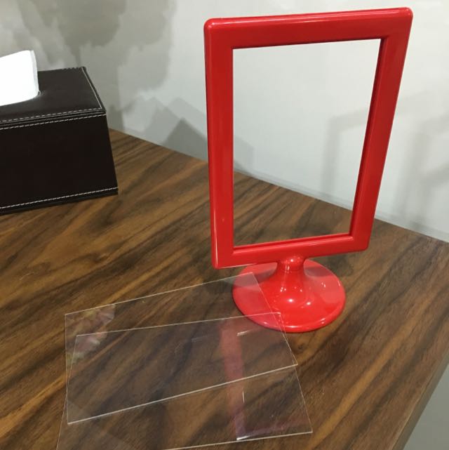 Red IKEA Standee Photo Frame, Furniture & Home Living, Home Decor ...