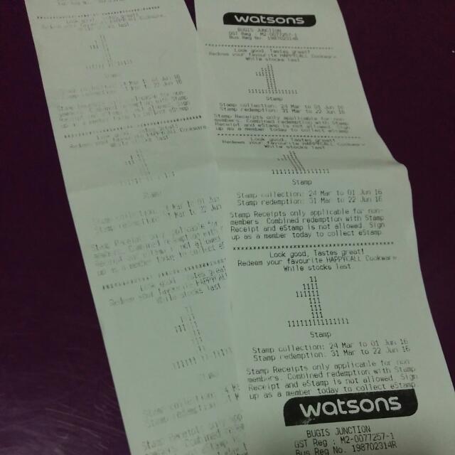 Watson Happycall Redemption Stamps 6, Tickets & Vouchers, Local ...