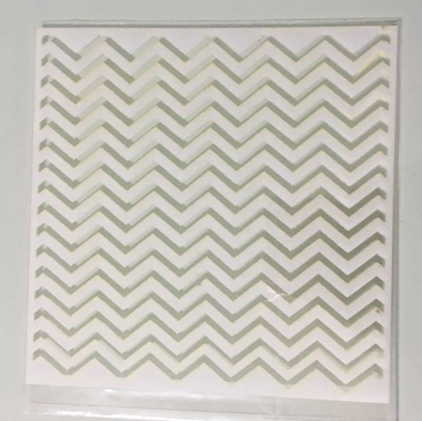 Chevron Stencil, Hobbies & Toys, Stationery & Craft, Art & Prints on ...