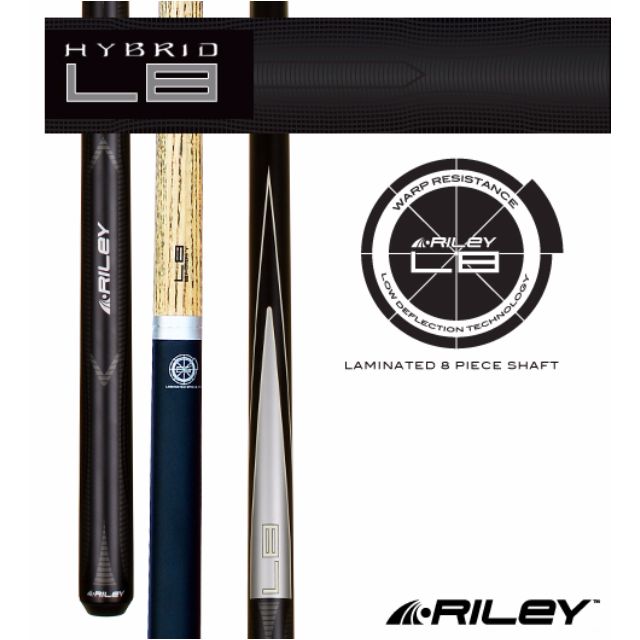 In-Stock! Low Deflection Riley Snooker L8 Cue With Shaft Technology 1/2 Piece Cue, Men's Fashion ...