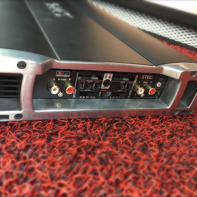 Steg K402 & Steg K203 Class A Car Amplifiers, Car Accessories on Carousell