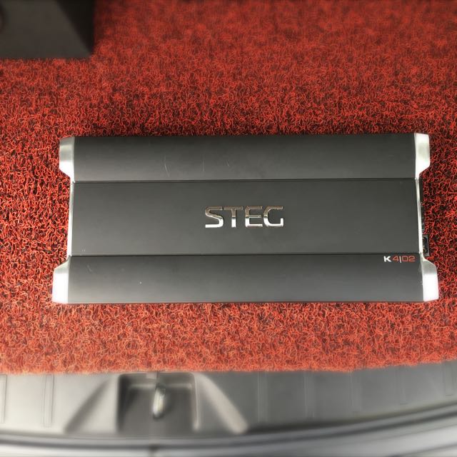 Steg K402 & Steg K203 Class A Car Amplifiers, Car Accessories on Carousell