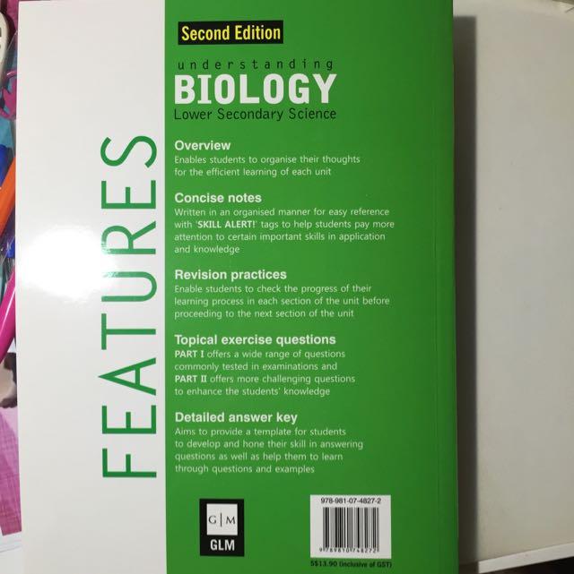 GLM Understanding BIOLOGY Lower Secondary Science By Lim Chong Yi ...