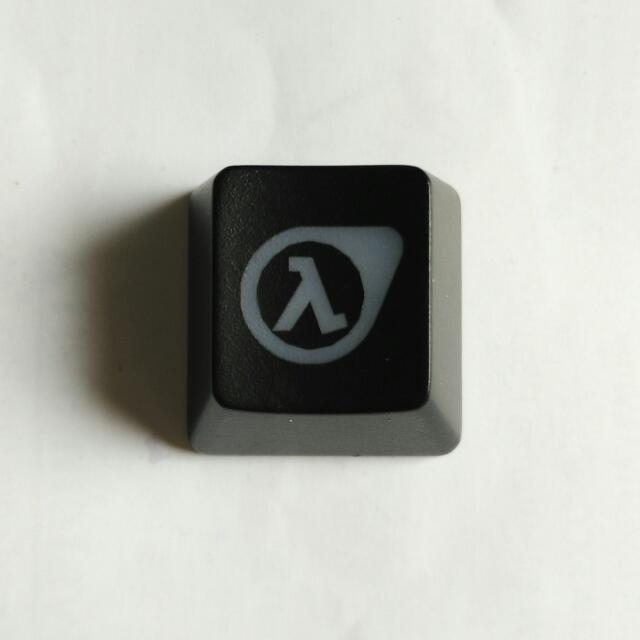 Half-Life Keycap for Mechanical Keyboard (Fits Razer, Ducky, Corsair ...