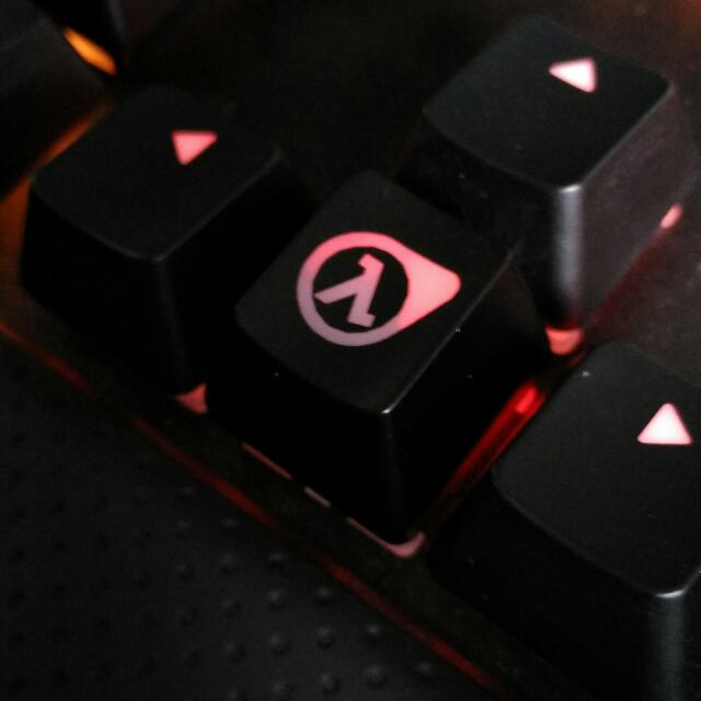 Half-Life Keycap for Mechanical Keyboard (Fits Razer, Ducky, Corsair ...