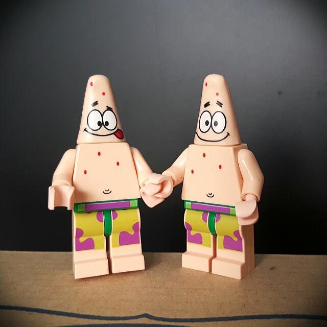 Patrick Spongebob LEGO Minifig, Hobbies & Toys, Toys & Games on Carousell