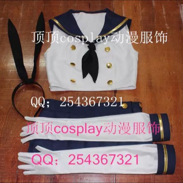 Shimakaze cosplay costume set Kancolle, Hobbies & Toys, Memorabilia ...