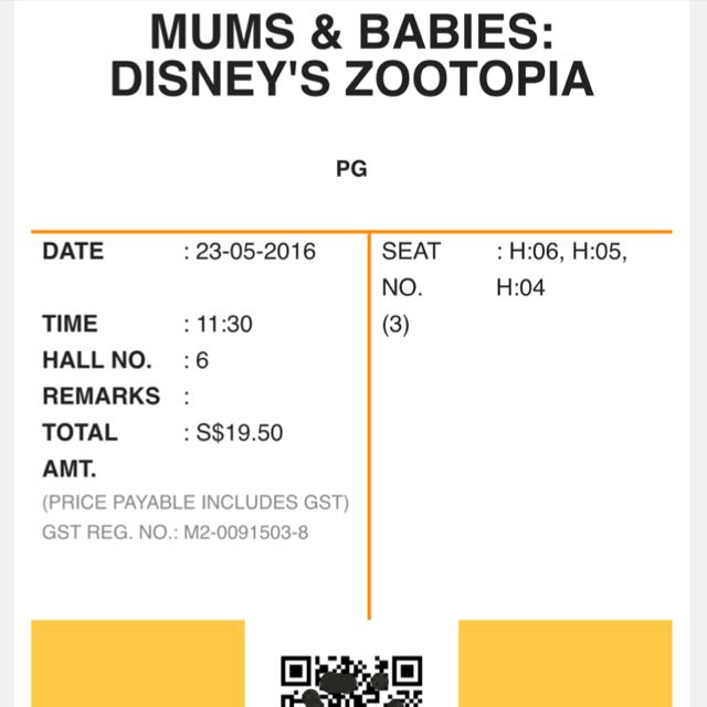 Zootopia @ Golden Village Bishan, Tickets & Vouchers, Local Attractions ...