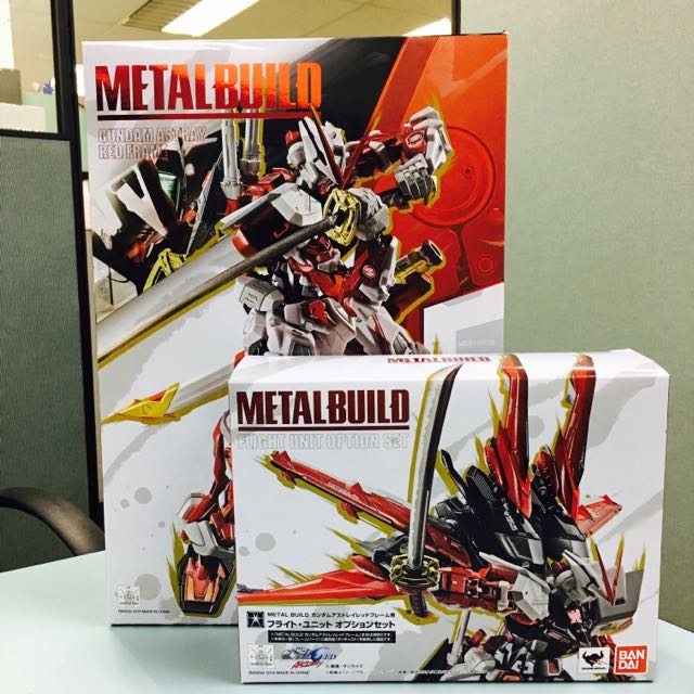 [RESERVED] Bandai Metal Build Gundam Astray Red Frame & Flight Unit ...