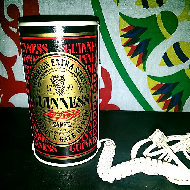 Old Guinness Stout Can Telephone, Hobbies & Toys, Memorabilia ...