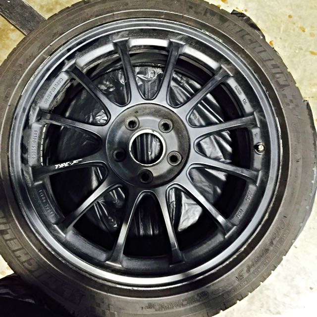 ORIGINAL SSR TYPE F RIMS & TYRES, Car Accessories on Carousell