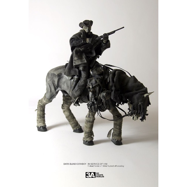 THREEA DARK COWBOY HORSE SUPER SET MISB NOT HOTTOYS, Hobbies & Toys ...