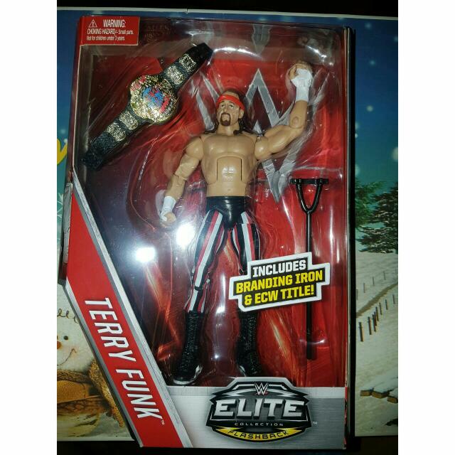 WWE@ECW HARDCORE LEGEND TERRY FUNK FIGURE RARE**, Hobbies & Toys, Toys ...
