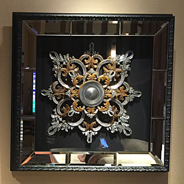 infinity mirror art piece, Furniture & Home Living, Home Decor, Mirrors ...