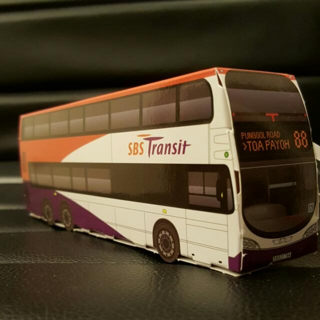 SBS Transit Paper Model, Men's Fashion, Footwear, Sneakers on Carousell