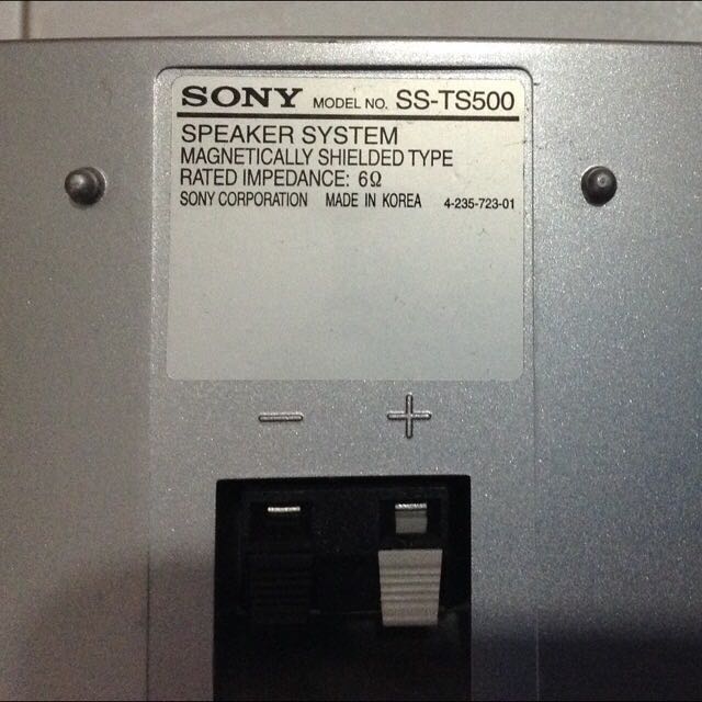 Sony Home Theatre Satellite Speakers SS-TS500, Computers & Tech, Parts ...