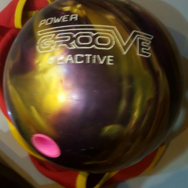 Brunswick Power Groove Bowling Ball, Sports Equipment, Sports & Games ...