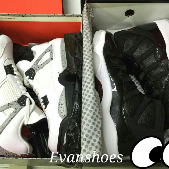 Jordan package 72-10 + White Cement, Women's Fashion, Footwear ...