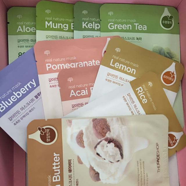 The Face Shop Facial Mask, Beauty & Personal Care, Face, Face Care on ...