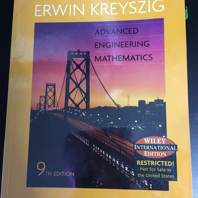 Advanced Engineering Mathematics (9th Edition) - Erwin Kreyszig ...