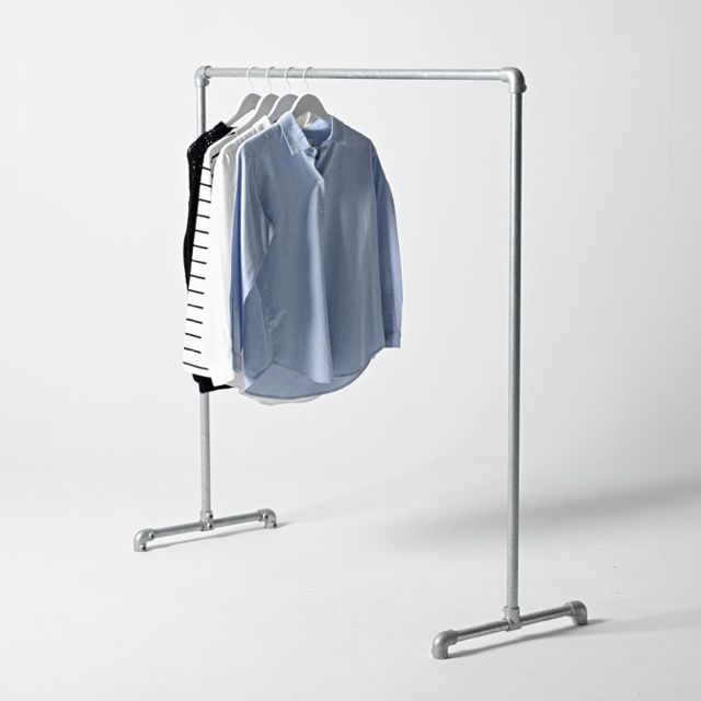 INDUSTRIAL PIPE CLOTHING RACK, Furniture & Home Living, Bathroom ...