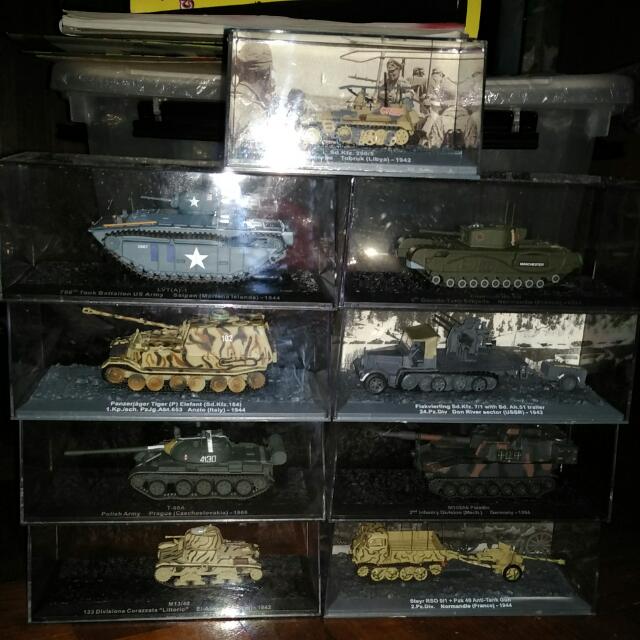 Model Replica Army Tanks / Military Vehicles (Combat Tanks Collection ...
