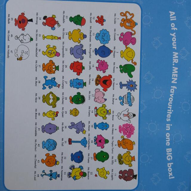Mr Men Library Boxset, Hobbies & Toys, Books & Magazines, Fiction & Non ...