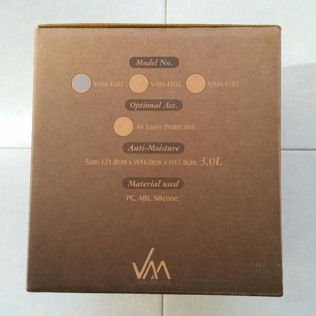 VAM Dry Box, Photography, Photography Accessories, Dry Boxes & Cabinets ...